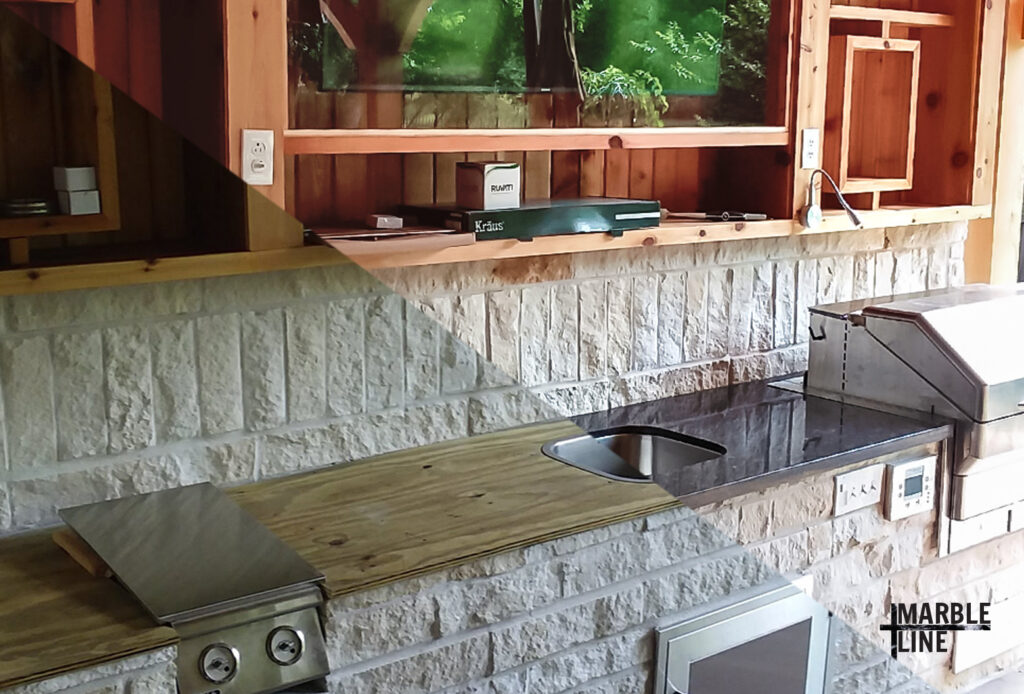 Before & After – Marble Line